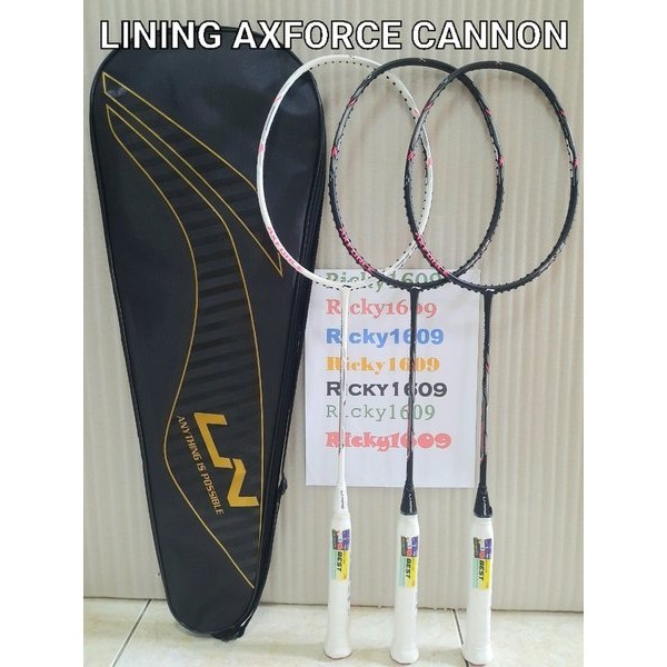 Jual RAKET BADMINTON LINING AXFORCE CANNON - HIGH CARBON - SONIC BOOM ...