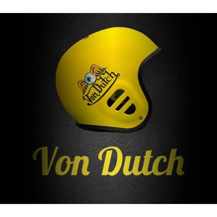 Jual Helm Skate Board / Helm Sepeda / Helm Outbound Von Dutch Kuning ...