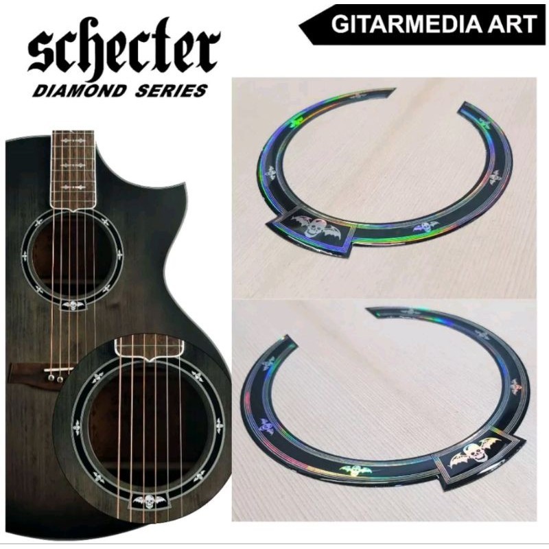 Jual Rosset gitar synyster Gates Syn GA SC- Stiker lubang gitar ...