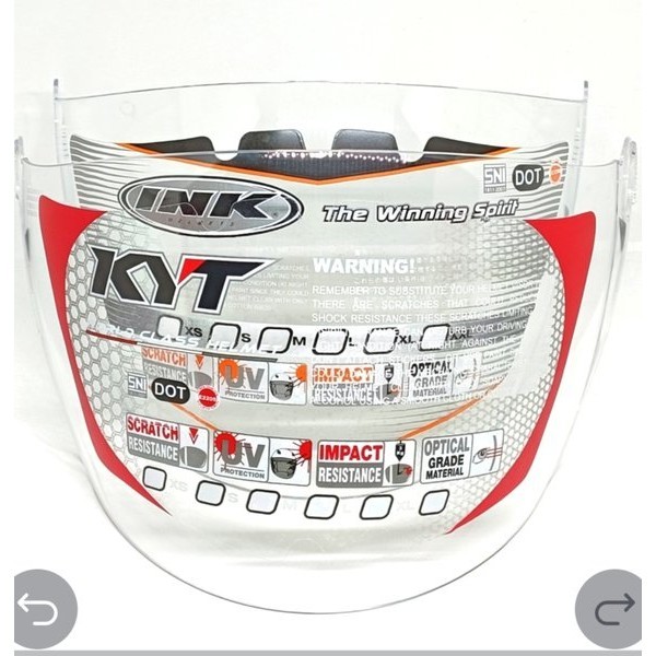 Jual Kaca Helm Scorpion Venom Rr INK T1 Tmax | Shopee Indonesia