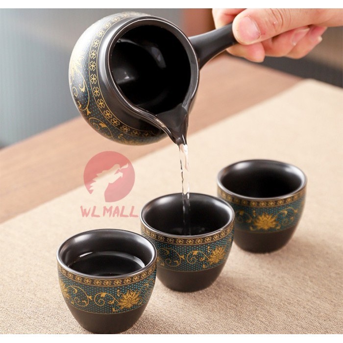 Jual Luxury Chinese Tea Set Pot Premium Ceramic Complete | Shopee Indonesia