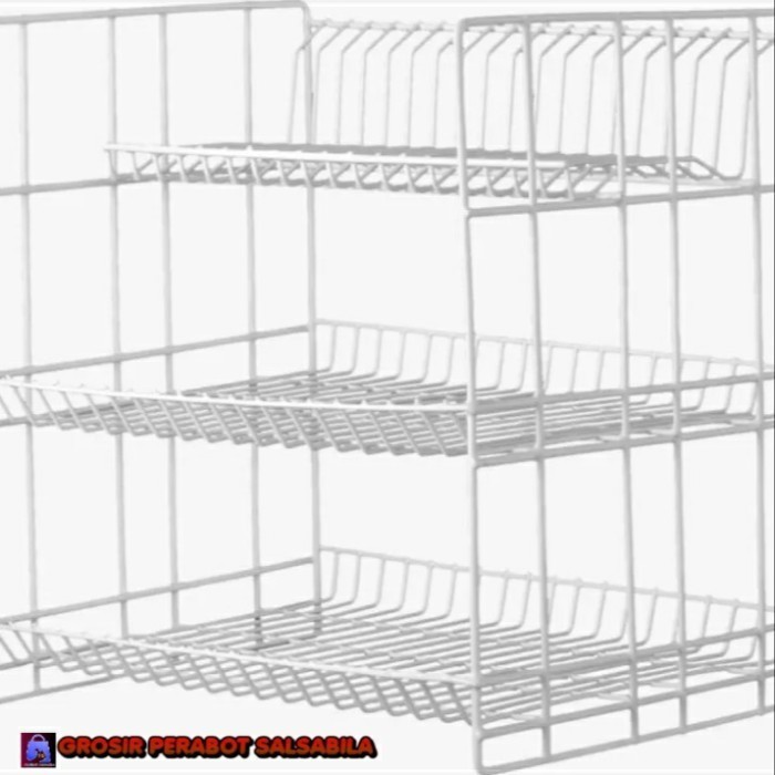 Jual Rak Piring Susun 3 Besi Putih Dragon,Rak Piring Wastafel Susun 3 ...