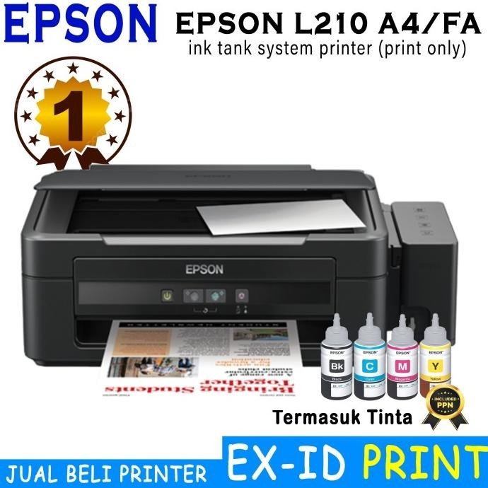 Jual Printer Epson L210 Print Scan Copy Unit Epson L210 Siap Pakai Garansi Yurain_Ah | Shopee ...
