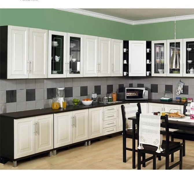 Jual Kitchen Set Atas 3 Pintu Kitchen Set Ktt Mutiara Rak Dapur 3P Kaca ...