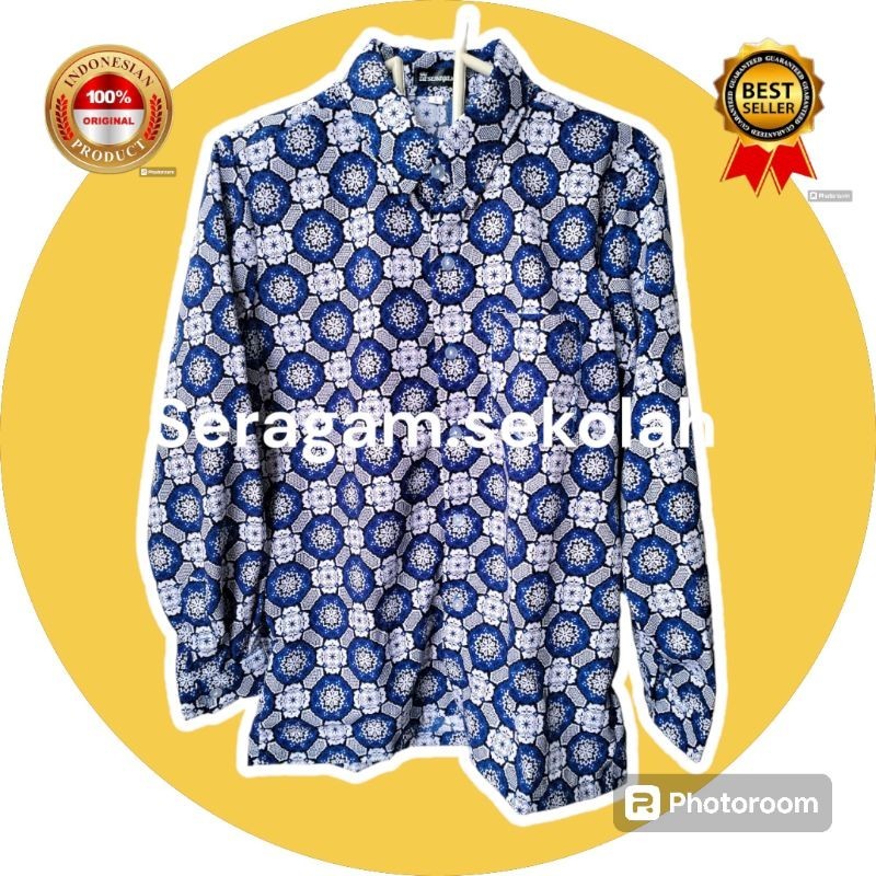 Jual SERAGAM BATIK SMP/ SERAGAM SEKOLAH/ KEMEJA BATIK/ BATIK SEKOLAH ...