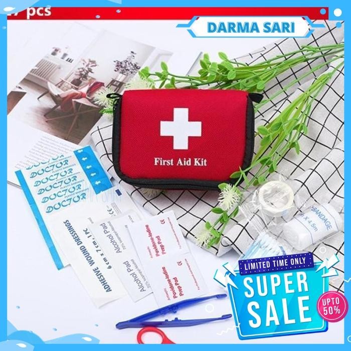 Jual TAS KOTAK P3K LENGKAP FIRST AID KIT TRAVEL DENGAN ISI 27 MOBIL ...