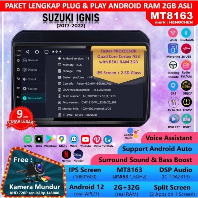 Jual SANJO - Paket Frame OEM + Soket PNP + Headunit Android 9 dan 10 ...