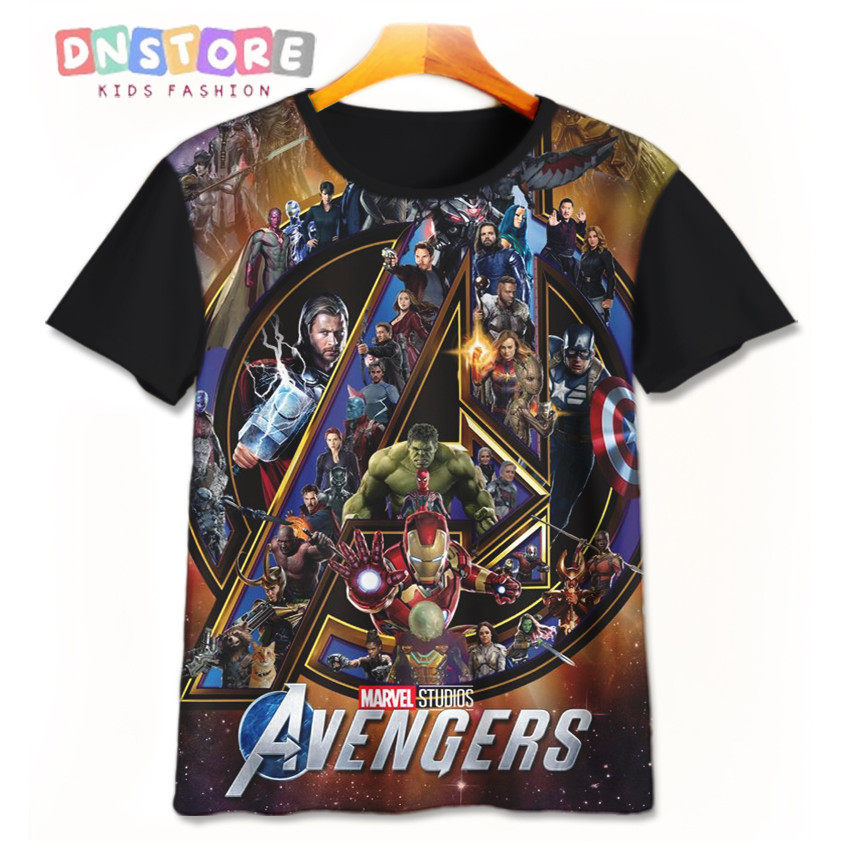 Jual Kaos Anak The Avengers v6 Baju Film Animasi Kartun Anak The ...