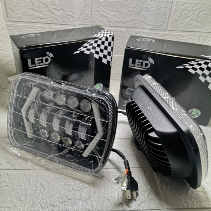 Jual LAMPU LED DAYMAKER ORIGINAL KOTAK 7 INCH JEEP FEROZA L300 TAFT ...