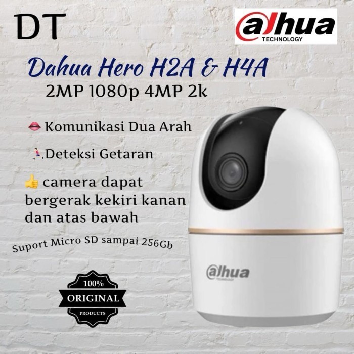 Jual CCTV DAHUA H2A HERO A1 2MP / 4MP Smart Home IP Camera Indoor | Shopee Indonesia