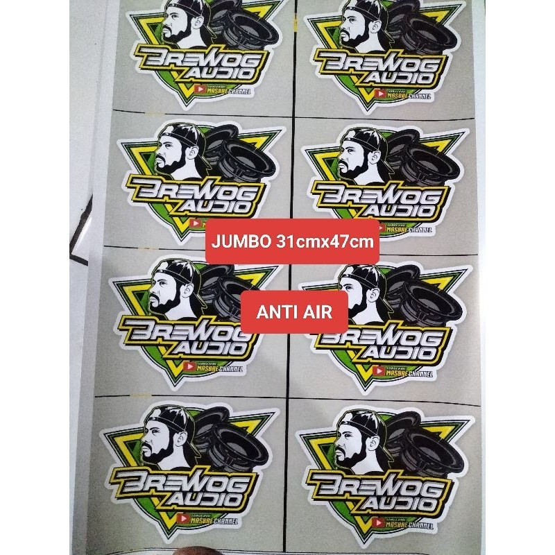 Jual STIKER BREWOG AUDIO | STIKER BREWOG ISI 8 BIJI BAHAN VINYL | Shopee Indonesia