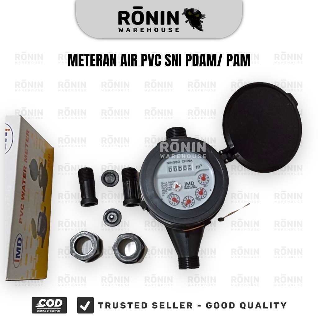 Jual IMD Meteran Air PVC Plastik SNI PDAM PAM Water Meter | Shopee ...