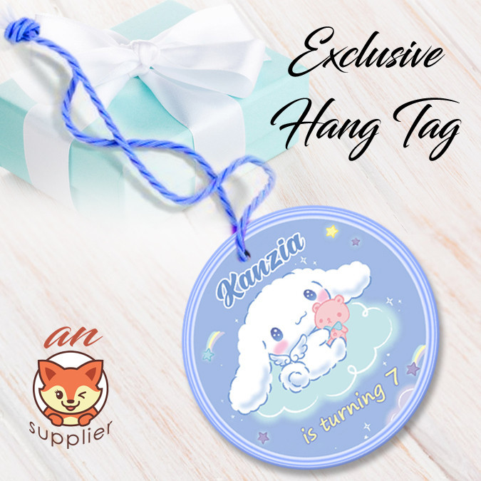 Jual CINNAMOROLL 2-1 HANG TAG THANK YOU CARD ULTAH / ULANG TAHUN ...