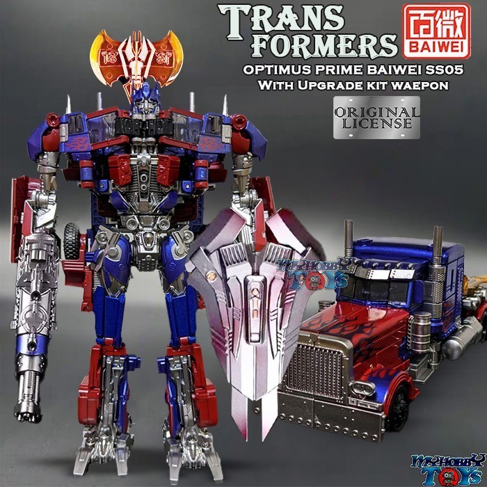 Jual Mainan Action Figure Transformers Baiwei Ss05 Optimus Prime ...