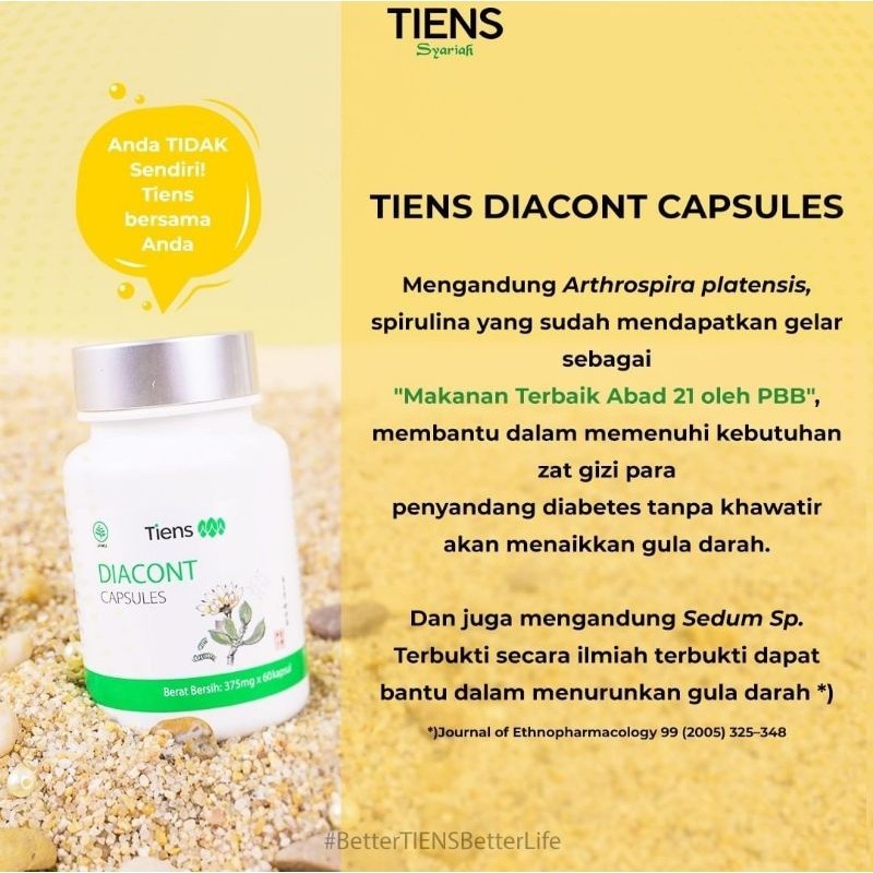 Jual Diacont Tiens Fitofarmaka Herbal Cina | Vitamin Diabetes Tiens ...