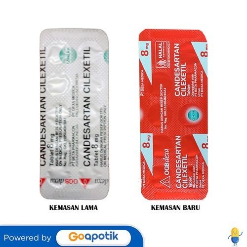 Jual CANDESARTAN CILEXETIL OGB DEXA MEDICA 8 MG STRIP 10 TABLET ...