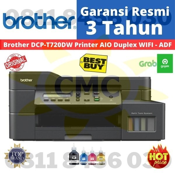 Jual PRINTER BROTHER DCP-T720DW RESMI T720DW WIFI ADF PENGGANTI PRINTER ...