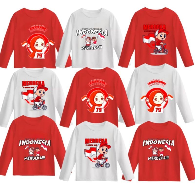 Jual baju kaos anak lengan panjang edisi agustus 2024/Kaos panjang anak ... Jual baju kaos anak lengan panjang edisi agustus 2024/Kaos panjang anak ...