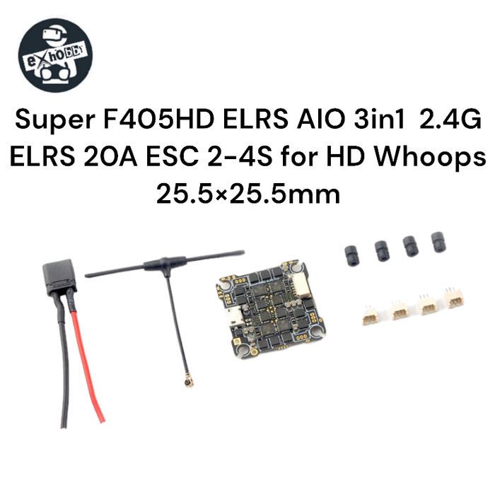 Jual HAPPYMODEL SUPER F405 HD AIO 3IN1 FC ELRS 2.4G 20A ESC 2-4S 25.5*25.5 | Shopee Indonesia