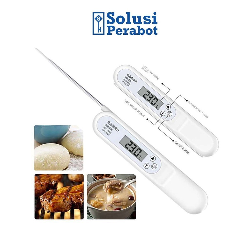 Jual Termometer Masak SP / Thermometer Dapur Makanan Lipat Digital ...