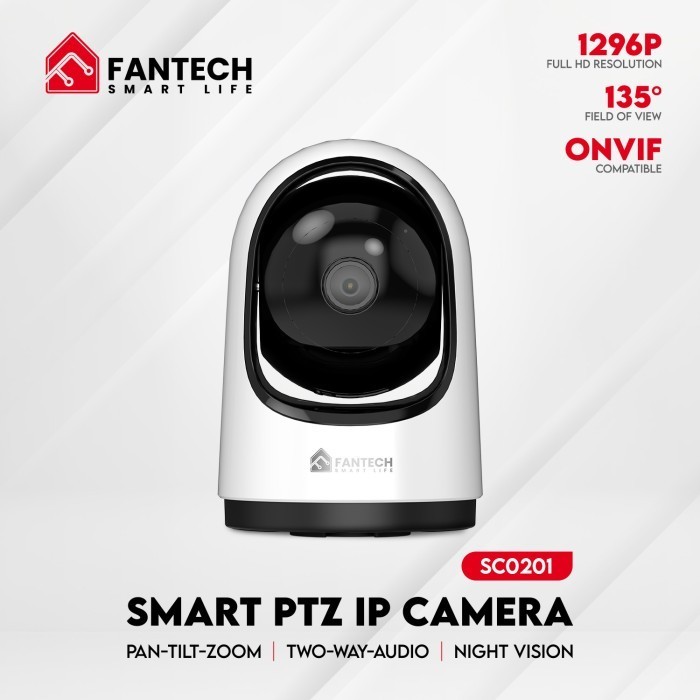 Jual Fantech Smart Life Ip Camera Ptz Cctv Wifi Iot Home Automation - Sc02 | Shopee Indonesia