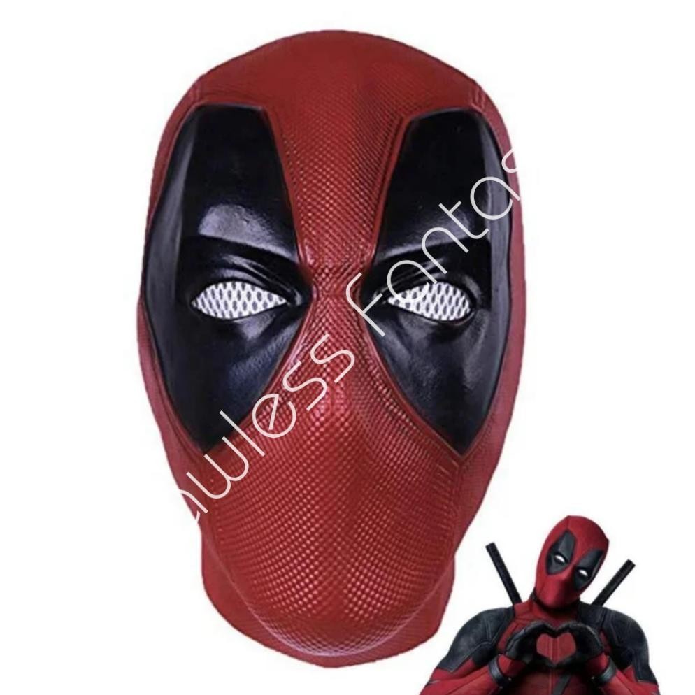 Jual BDC Halloween Spiderman Topeng Deadpool Dead Pool Movie Latex ...