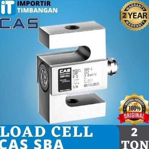 Jual Loadcell Sensor Timbangan Load Cell Tipe S 2 Ton CAS SBA S Type ...