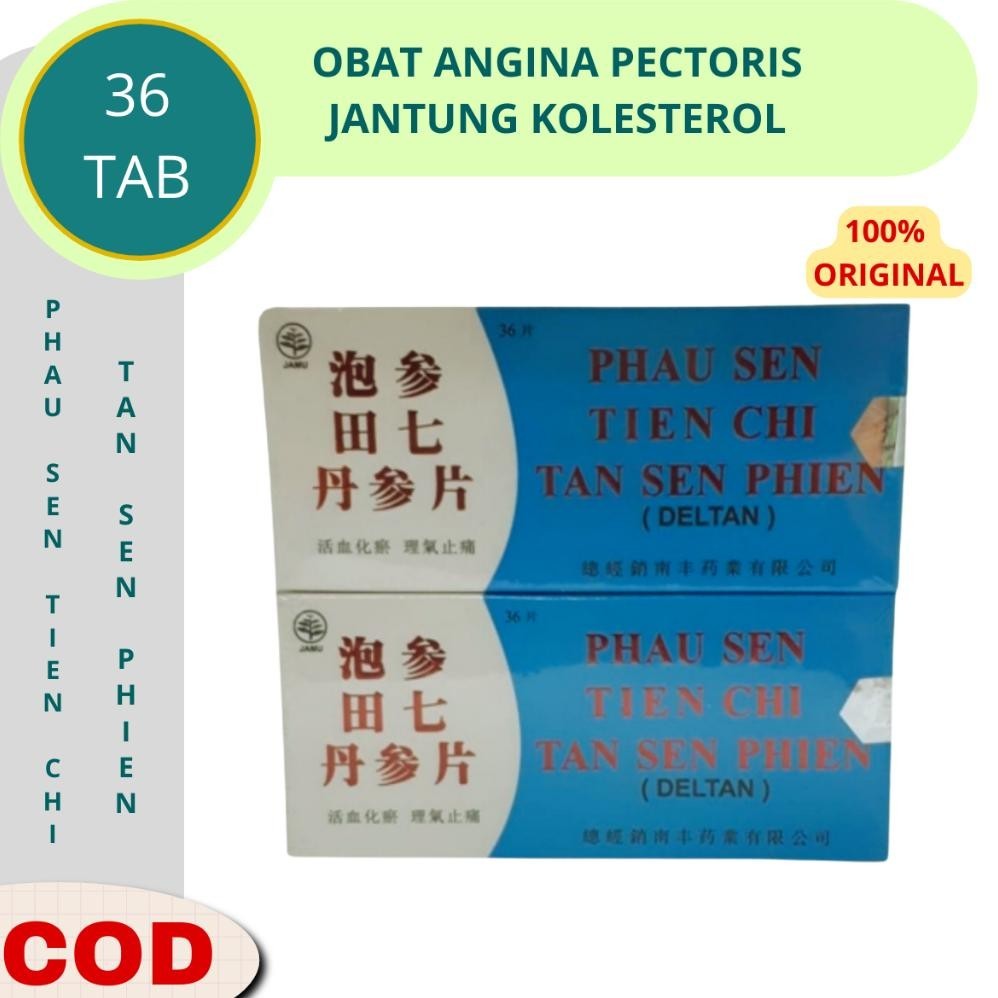 Jual Obat untuk Angina Pectoris Jantung Kolestrol PHAU SEN TIEN CHI TAN ...