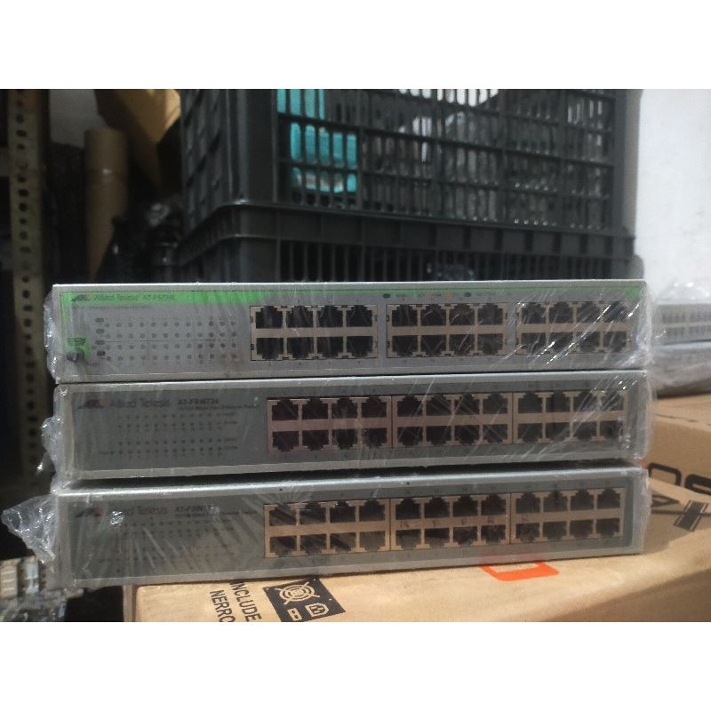 Jual Switch Hub Allied Telesis 24 Port | Shopee Indonesia