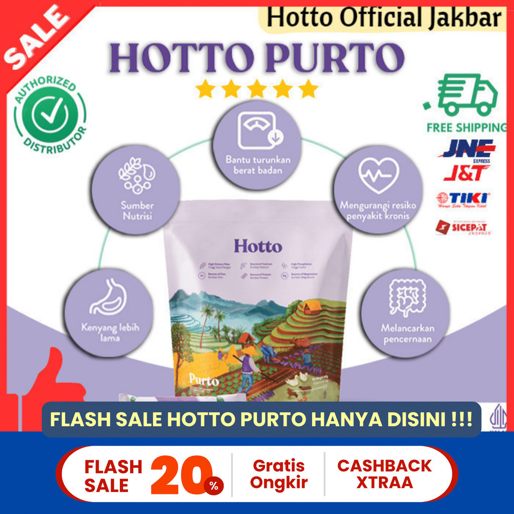Jual Hotto Purto Official Shop Minuman Multigrain Original 100% BPOM & HALAL | Shopee Indonesia