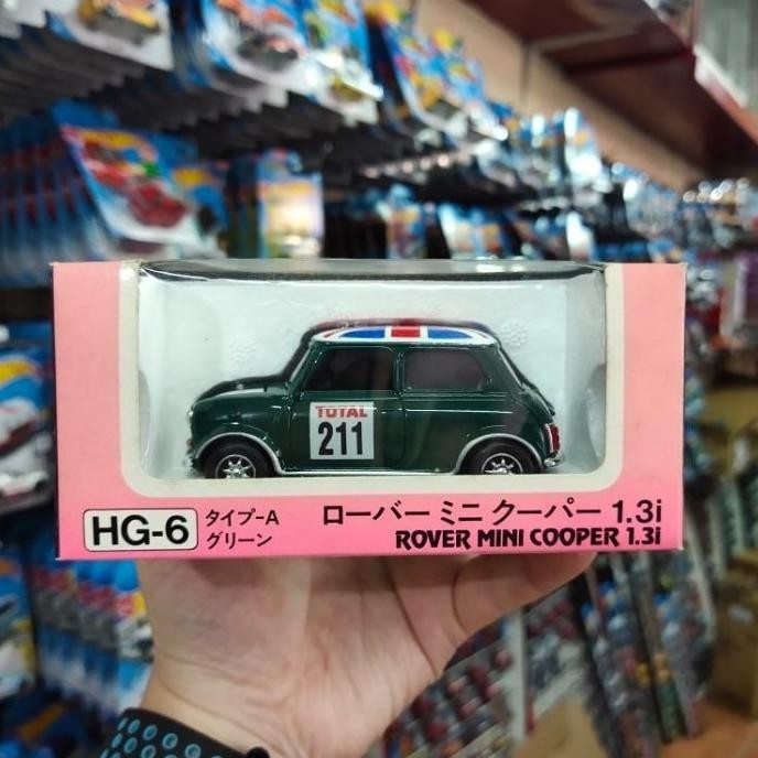 Jual Diapet 1/35 Rover Mini Cooper 1.3i Union Jack Hijau - Made in ...