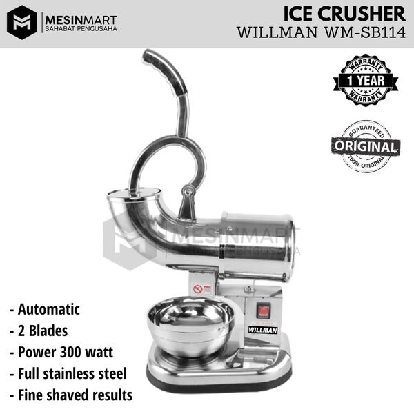 Jual MESIN ES SERUT KEPAL MILO ICE CRUSHER WM-SB114 FULL STAINLESS 2 ...