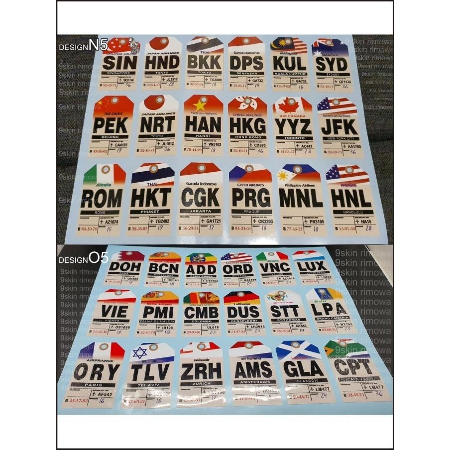 Jual sticker koper rimowa design 17 | Shopee Indonesia