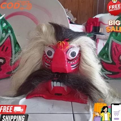 Jual Topeng Bujang Ganong | Ganongan Ponorogo| Tetek Melek | Topeng ...