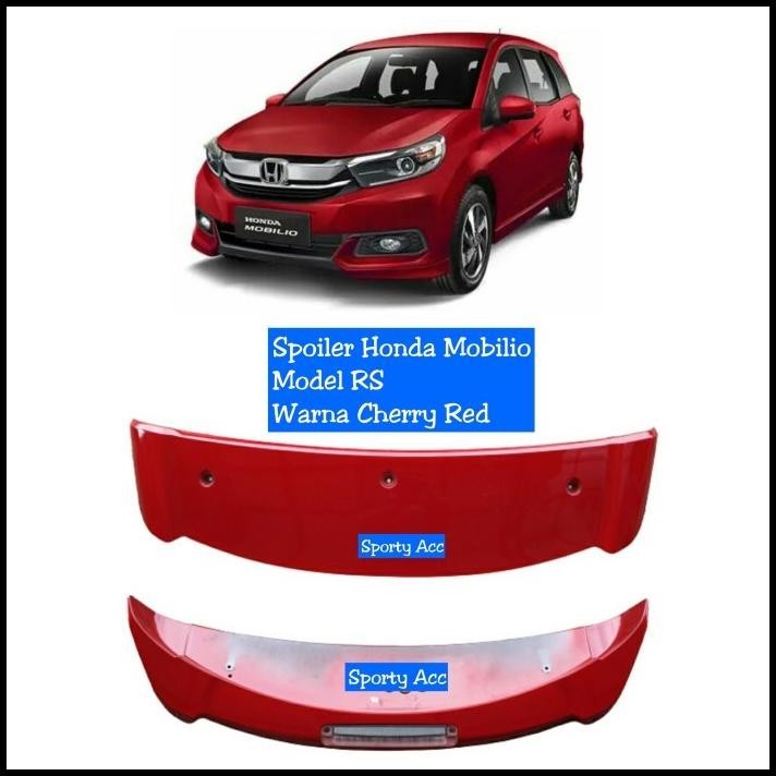 Jual HOT DEAL SPOILER HONDA MOBILIO WARNA CHERRY RED MODEL RS WITH ...