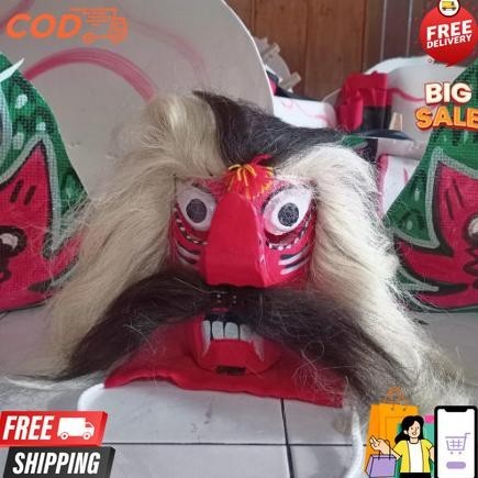 Jual Topeng Bujang Ganong | Ganongan Ponorogo| Tetek Melek | Topeng ...