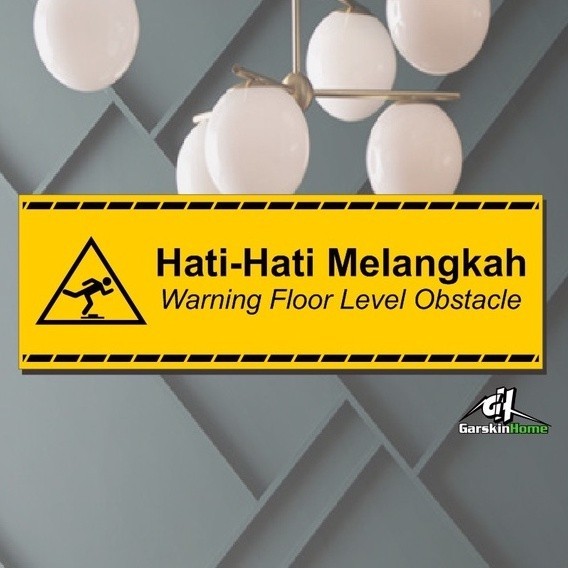 Jual stiker hati hati melangkah | Shopee Indonesia