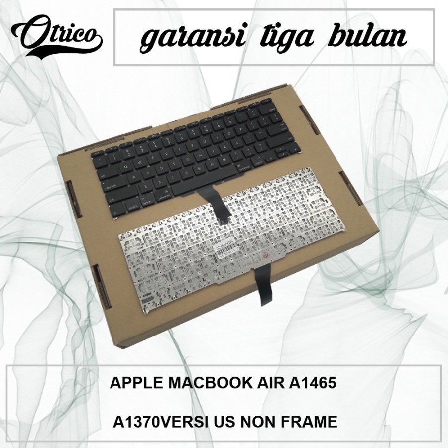 Jual Keyboard Apple Macbook AIR A1465 A1370 VERSI US NON FRAME | Shopee ...