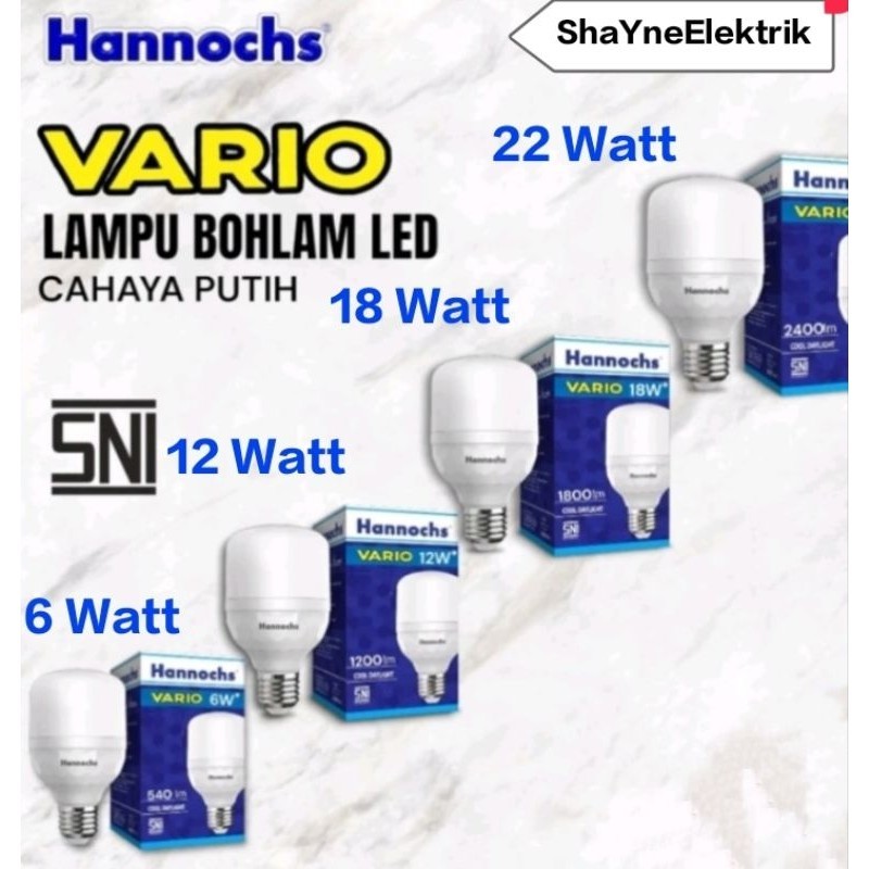 Jual Lampu LED HANNOCHS VARIO 18 Watt Bohlam LED HANNOCHS VARIO KAPSUL 18W TABUNG | Shopee Indonesia