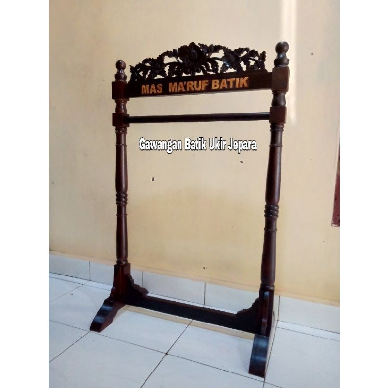 Jual (70x130) GAWANGAN BATIK - GANTUNGAN BAJU 1 SAMPIRAN MOTIF BUBUT ...