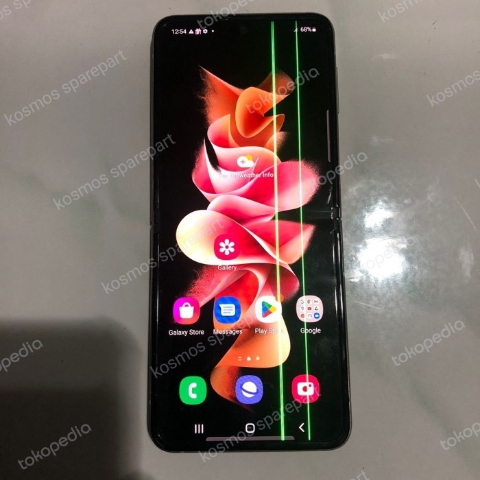 Jual LCD SAMSUNG ZFLIP3 FLIP3 LINE GARIS | Shopee Indonesia