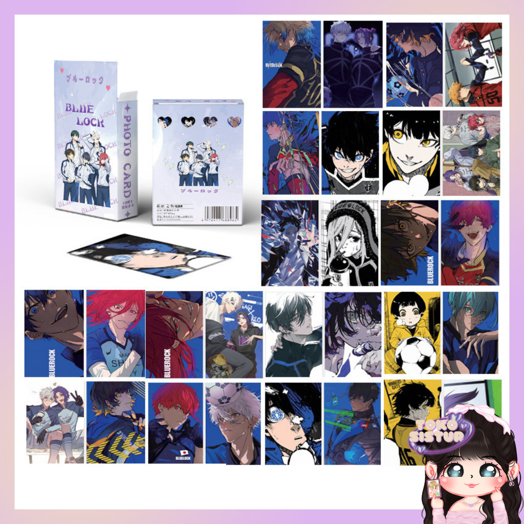 Jual [TS] BLUE LOCK PRISON HOLOGRAM PHOTOCARD LOMO CARD ANIME 2 SISI ...