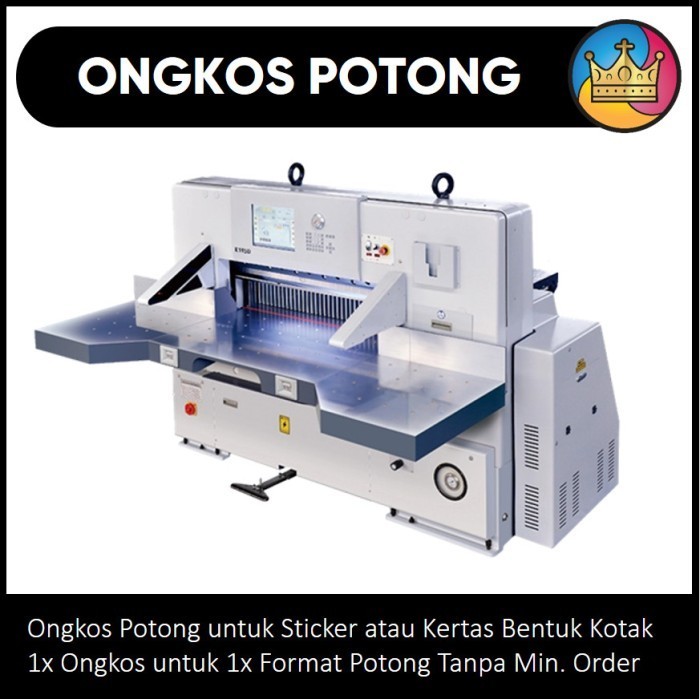 Jual Ongkos Jasa Potong Finishing Cetak Print Kertas Sticker Stiker ...