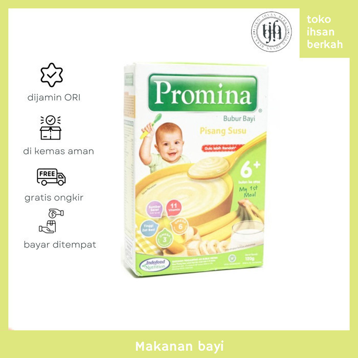 Jual Promina Bc Banana Milk Box 120 gr | Shopee Indonesia