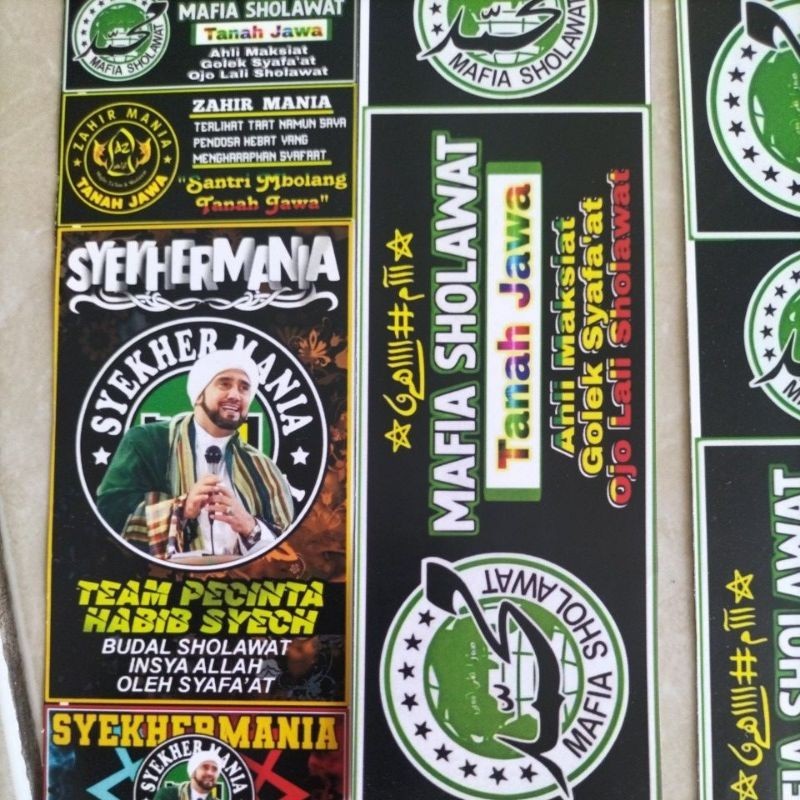 Jual STIKER MAFIA SHOLAWAT | STIKER SYEKHERMANIA | STIKER PACK | STIKER ...