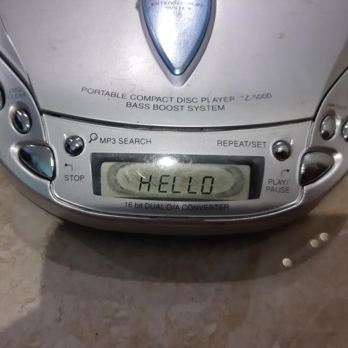 Jual Casio Discman CD MP3 Player No Sony Hidup Murah rare Keren ...