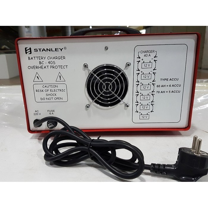 Jual Charger Aki / Accu Merk Stanley 40A ( 12V & 24V ) | Shopee Indonesia
