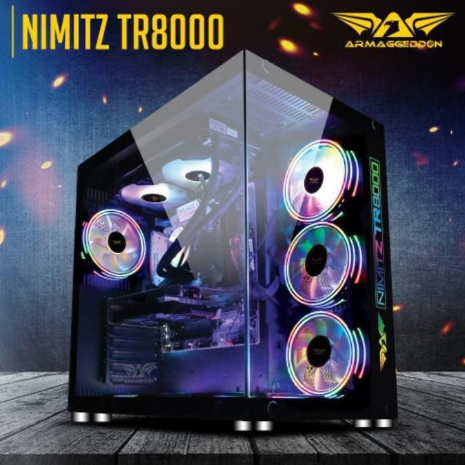 Jual Casing Armaggeddon Nimitz TR8000 Black&White | Shopee Indonesia