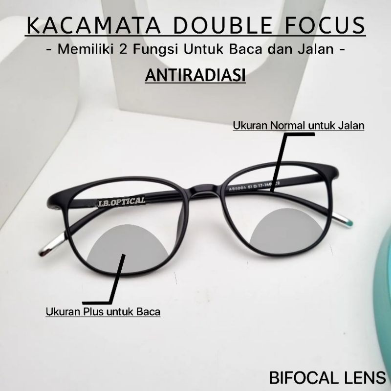 Jual Kacamata baca plus Double Focus Baca dan Jalan Wanita Antiradiasi ...