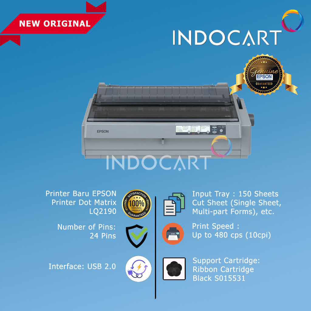 Jual Printer Epson Dot Matrix LQ2190 LQ-2190 24 Pins | Shopee Indonesia